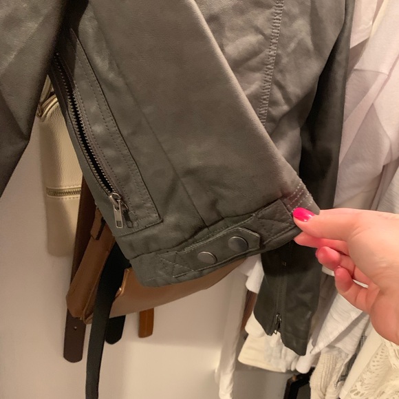 mine | Jackets & Coats | Leather Jacket | Poshmark